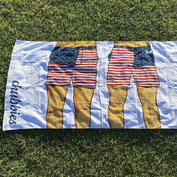 chubbies | Bath | Chubbies Beach Towel 66 X 34 Usa New | Poshmark